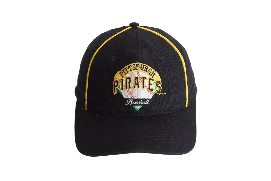 Vintage Pittsburgh Pirates Cap 90s MLB Sport Hat Black USA Baseball ...