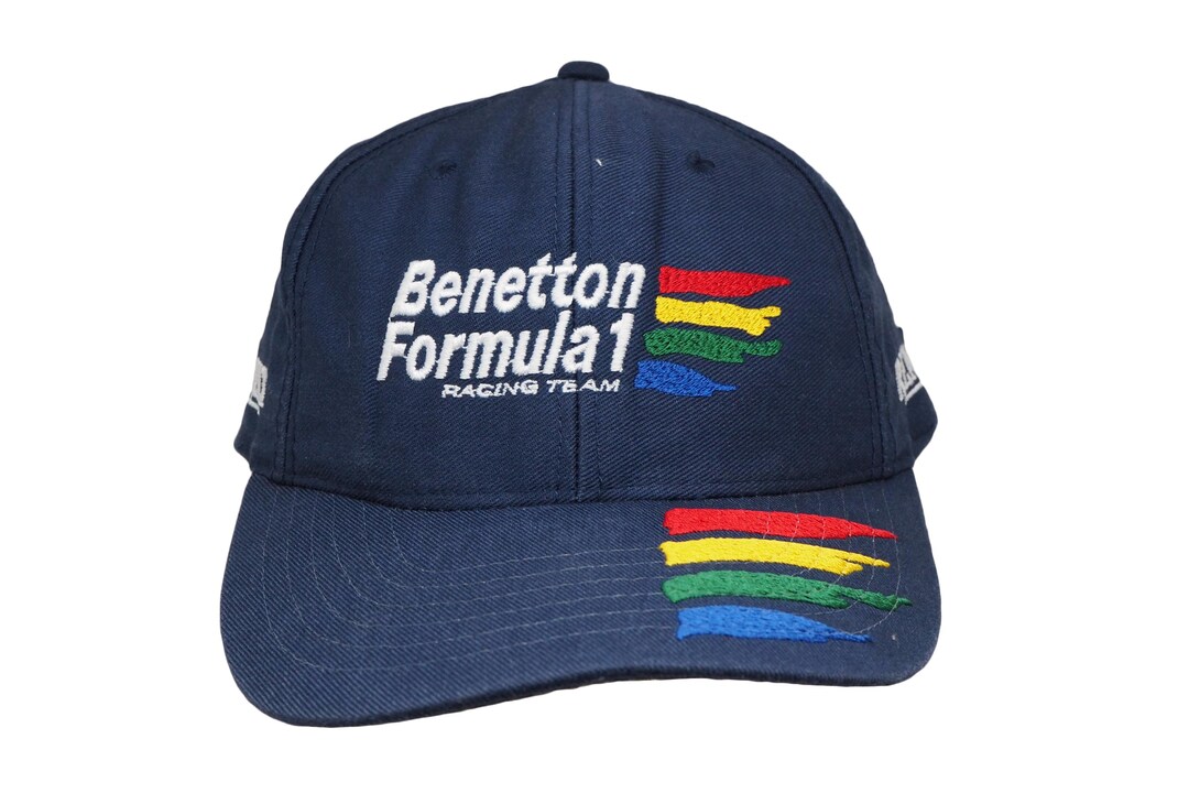 Vintage BENETTON Formula 1 Racing Team Renault Cap F1 Hat 90's Racing ...