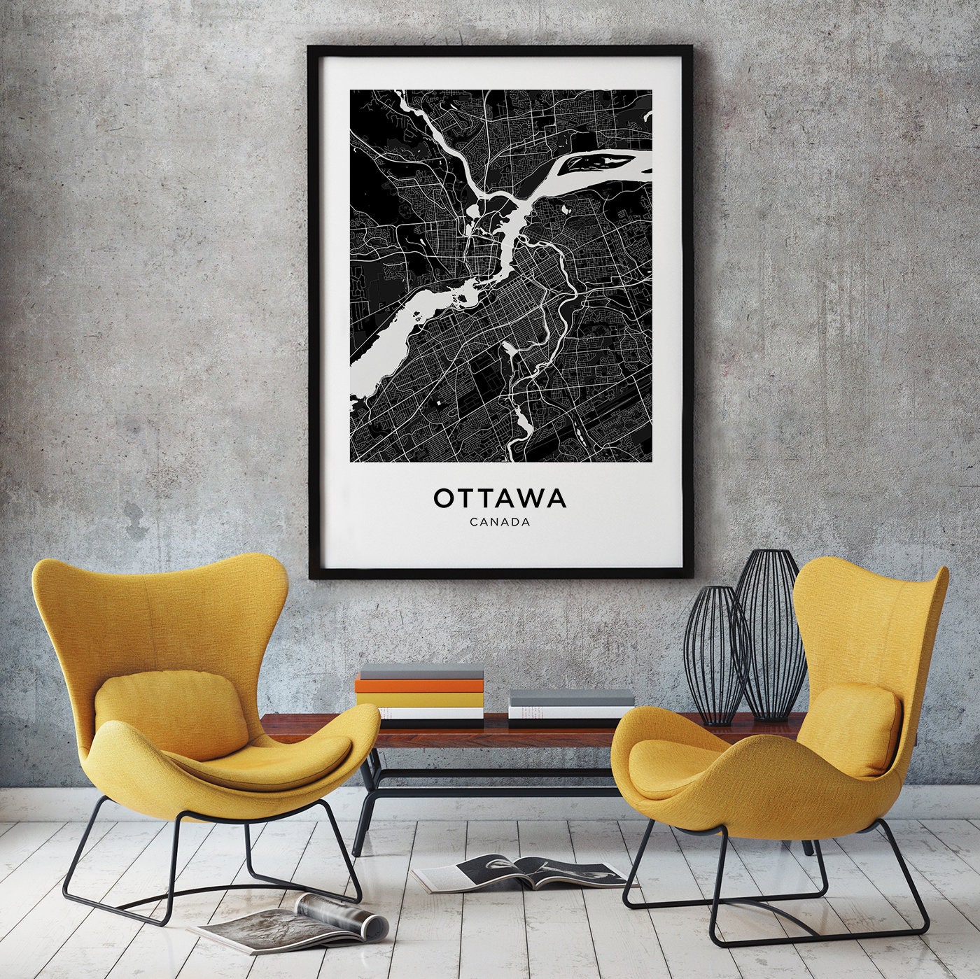 Ottawa Map Print, Ottawa Map Download, City Map Ottawa, Ottawa Street ...