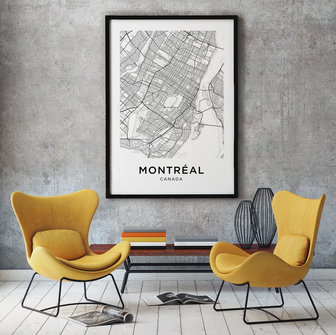 Montreal Map Print, Montreal Map Download, City Map Montreal, Montreal ...