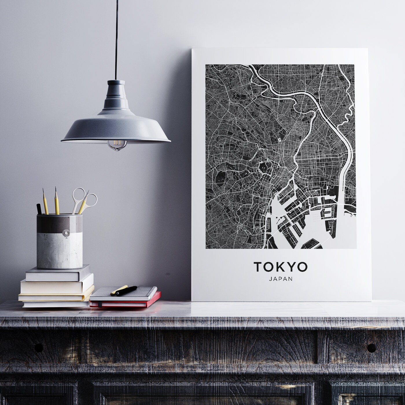 Tokyo Map Print Tokyo Map Download City Map Tokyo Tokyo - Etsy