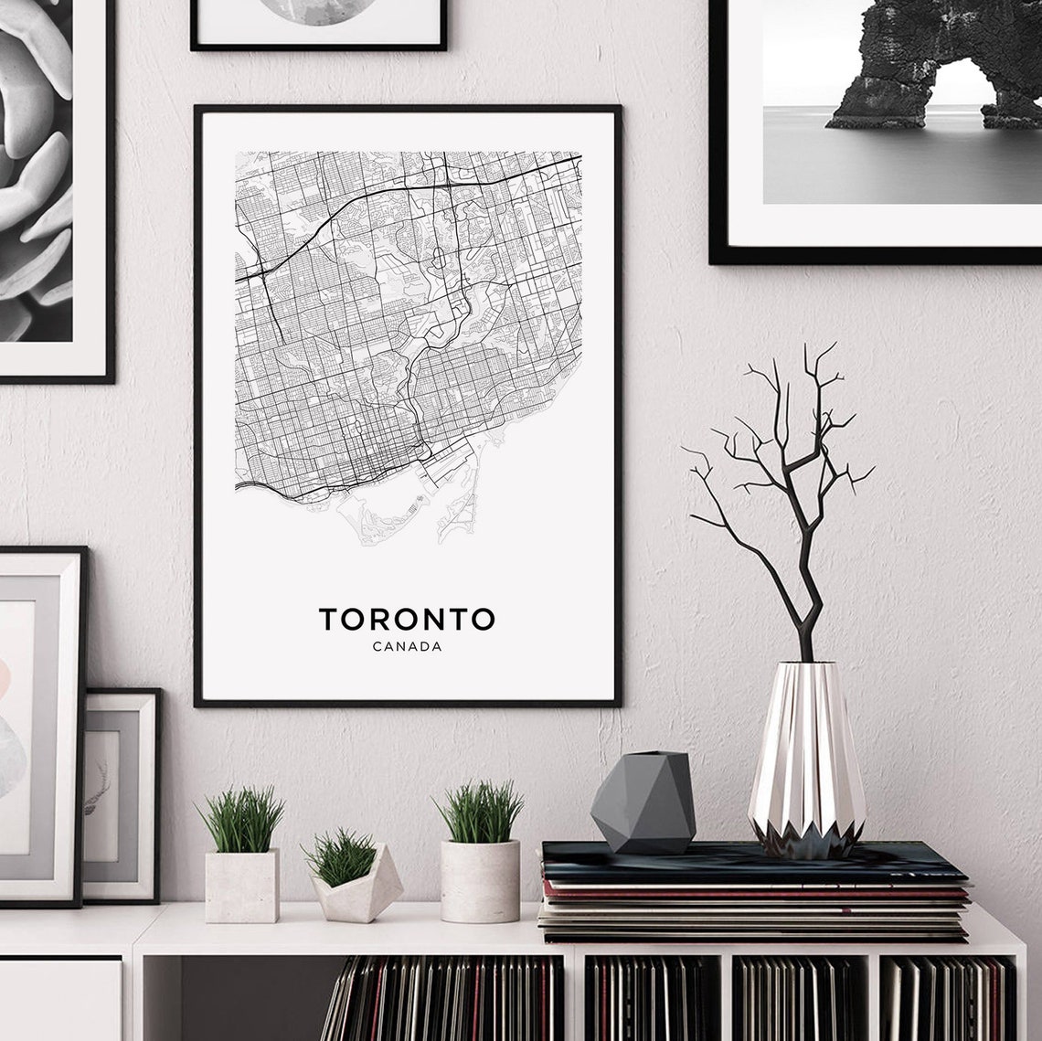 Toronto Map Print, Toronto Map Download, City Map Toronto, Toronto ...