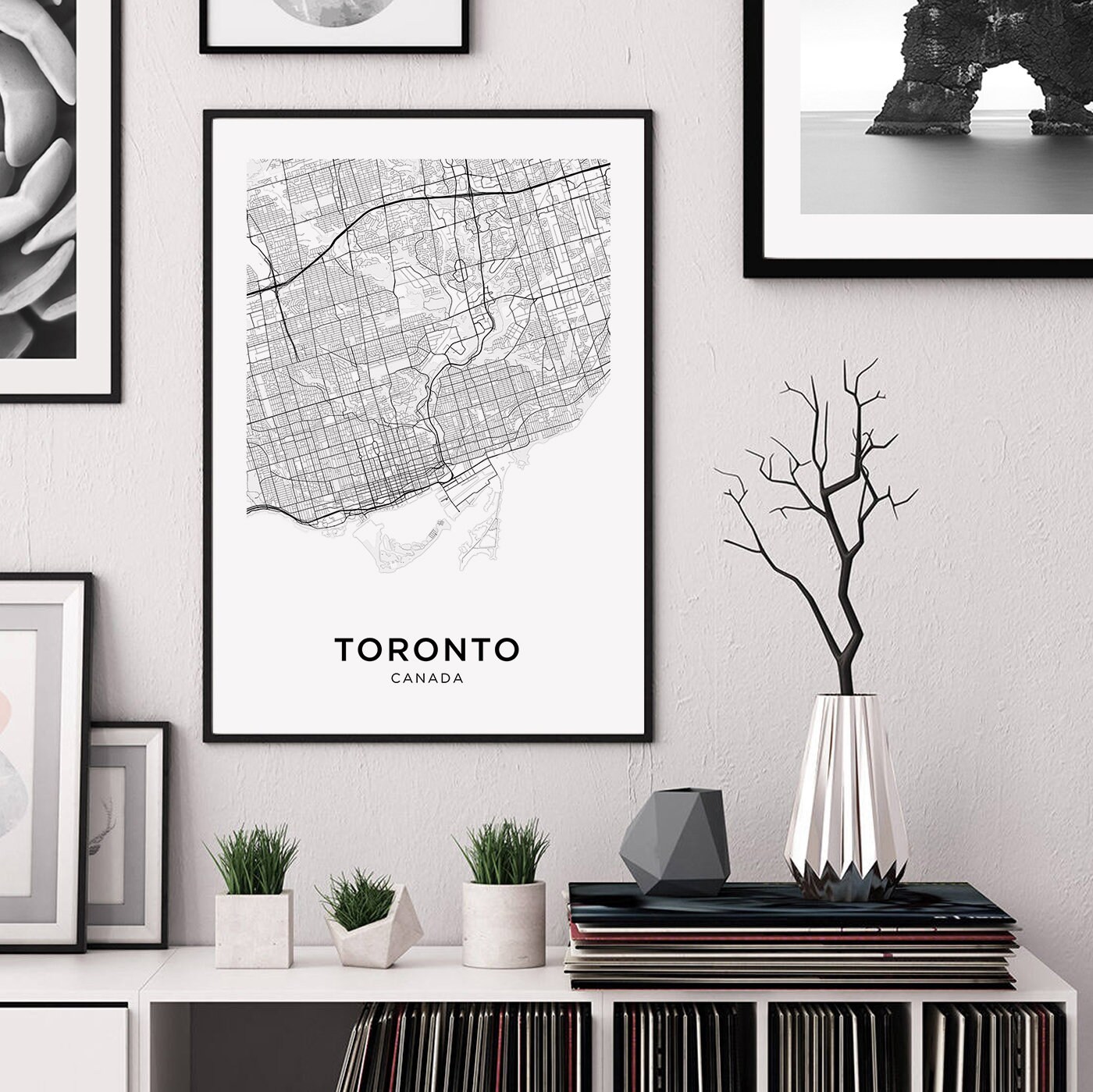 Toronto Map Print, Toronto Map Download, City Map Toronto, Toronto ...