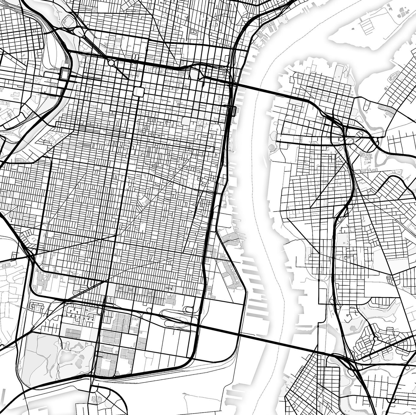 Philadelphia Mapa Imprimir, Philadelphia Mapa Descargar, Mapa de la ...