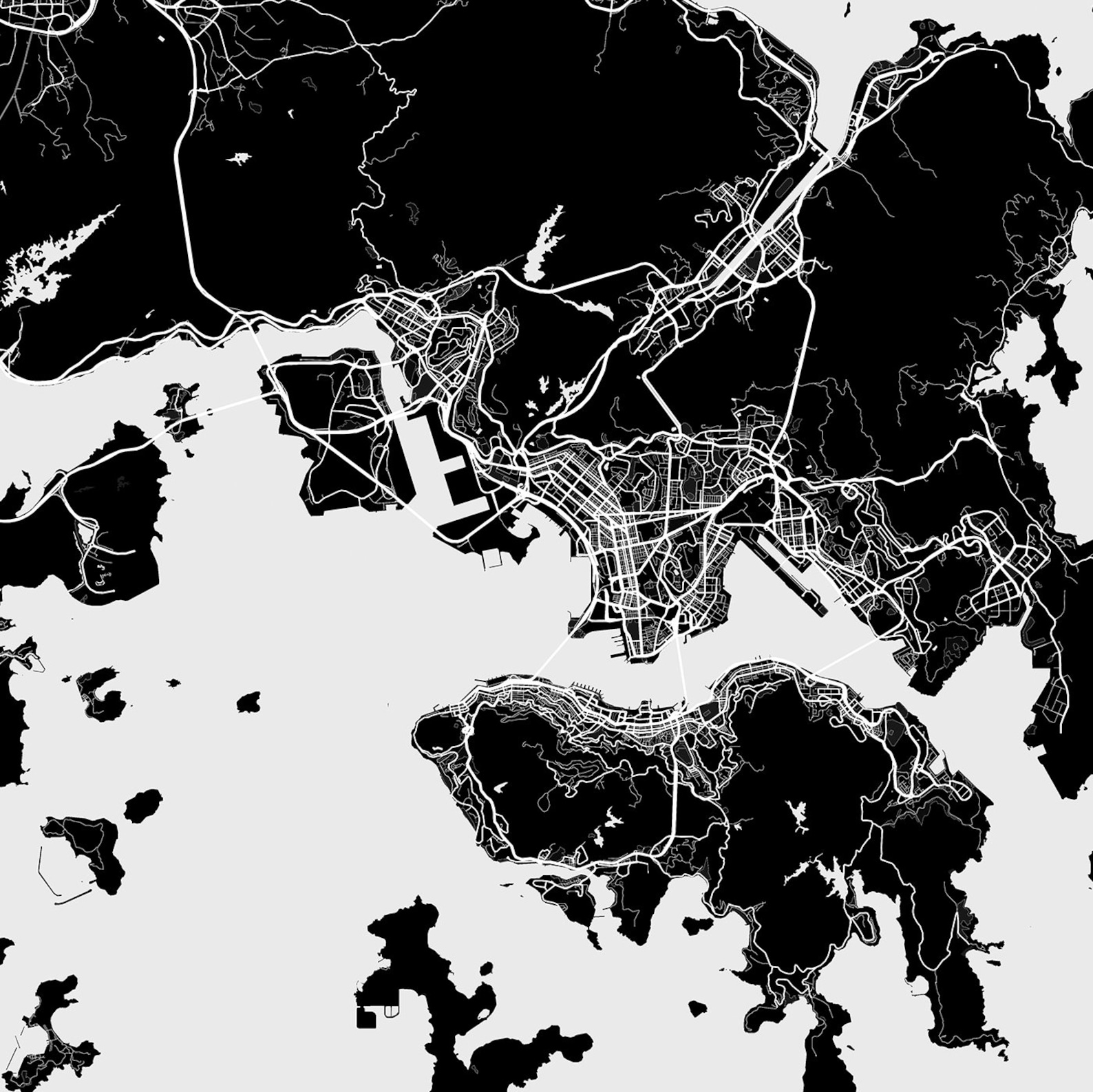 Hong Kong Map Print, Hong Kong Map Download, City Map Hong Kong, Hong ...