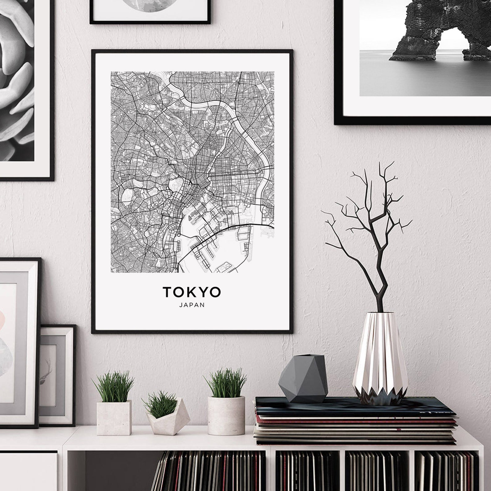 Tokyo Map Print Tokyo Map Download City Map Tokyo Tokyo - Etsy
