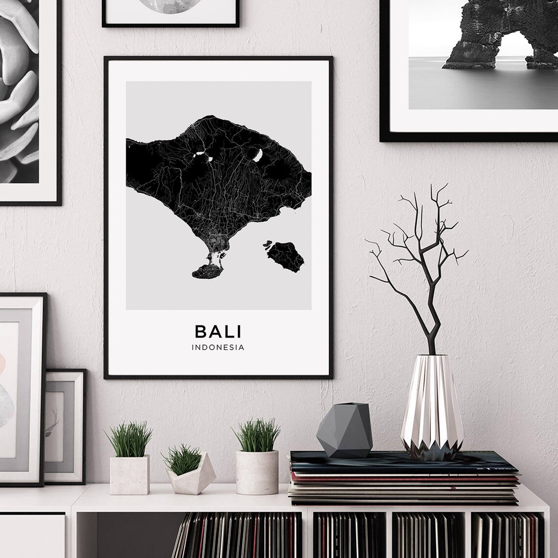 Bali Map Print, Bali Map Download, City Map Bali, Bali Street Map, Bali ...