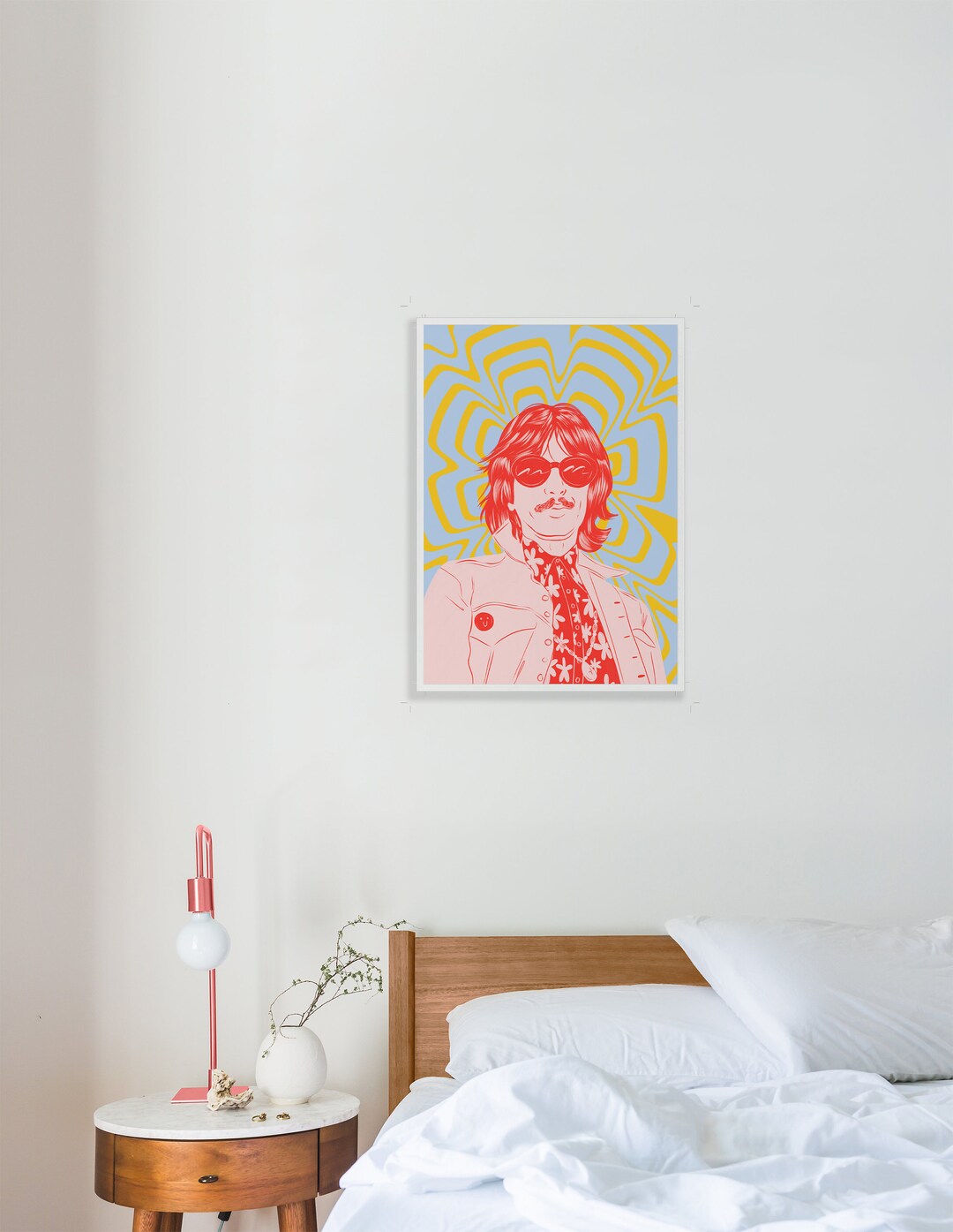 Psychedelic Music Poster | Guitarist Poster | Music Memorabilia Print ...