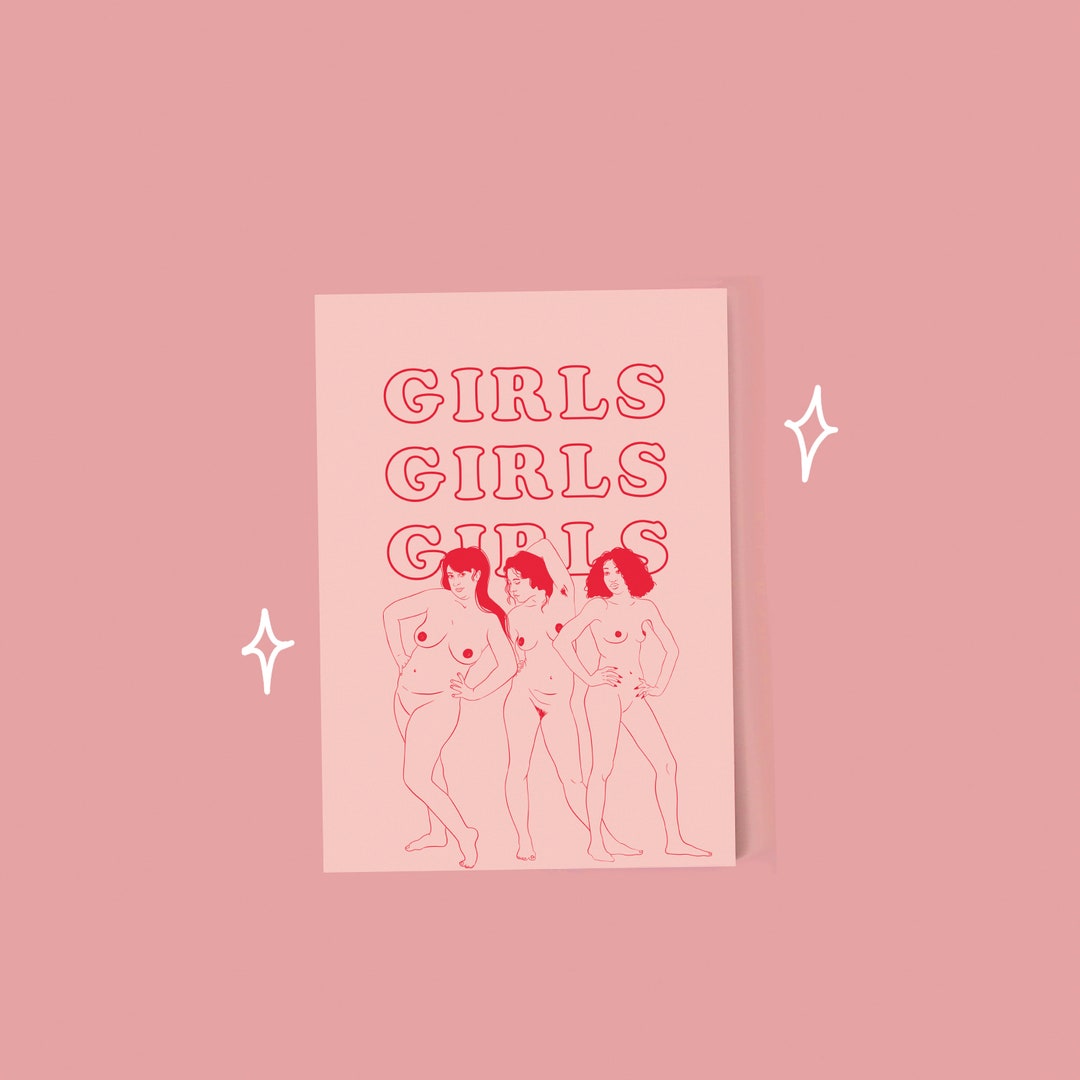 A5 Girls Notebook Pink and Red Notepad With Grid Pages Body Positive ...