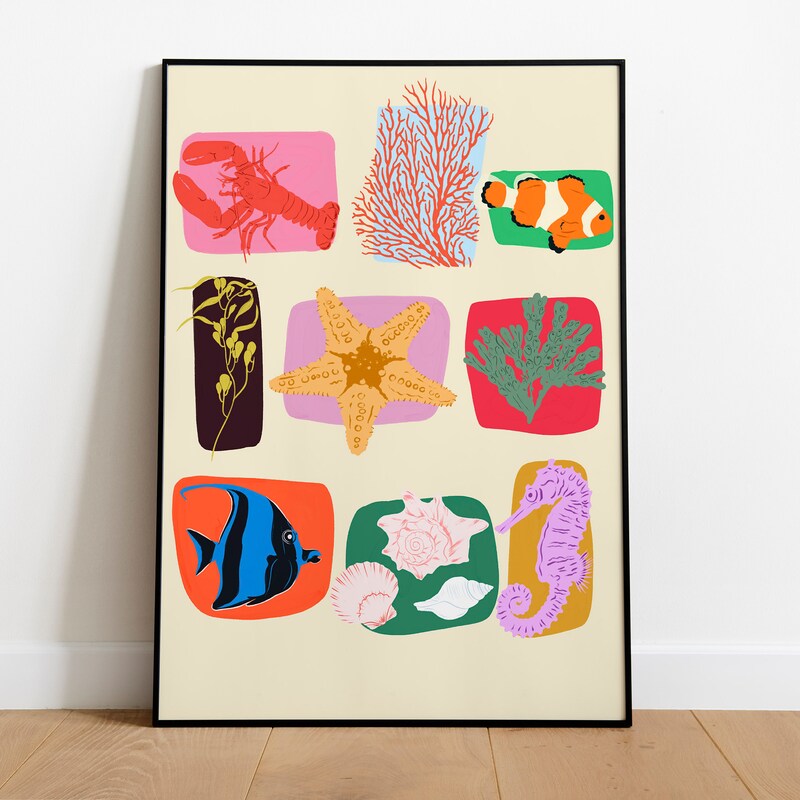 Sea Life Art - Etsy