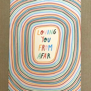 A6 Loving You From Afar Postcard Social Distancing Card - Etsy