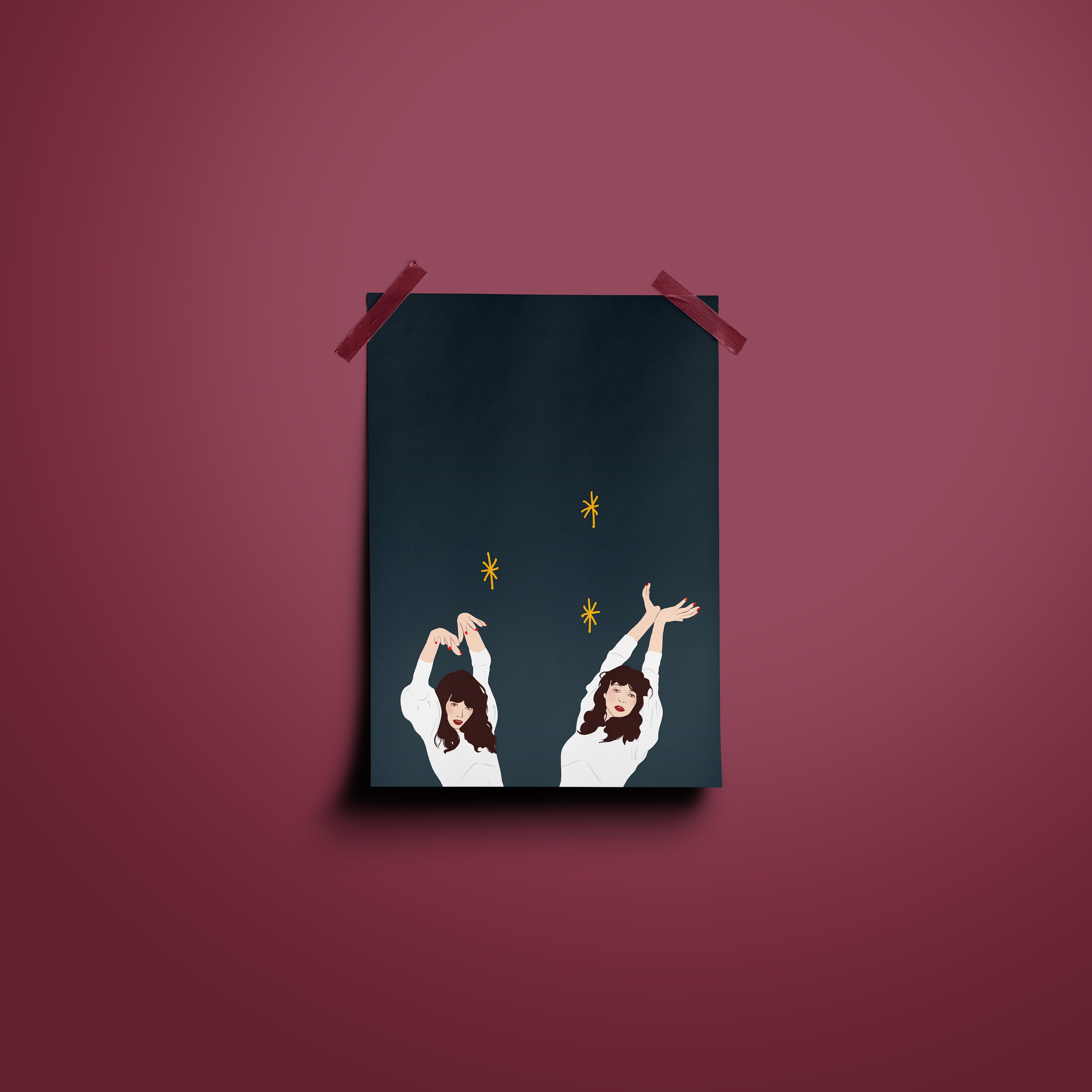 Female Musician Poster Feminist Art Print Music Fan Poster - Etsy