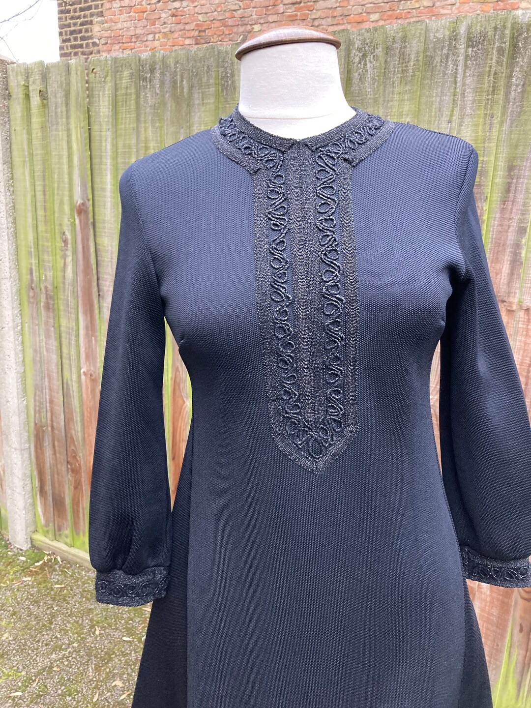 Vintage 1960s Susan Small Dress With Sparkly Braid Detail. - Etsy