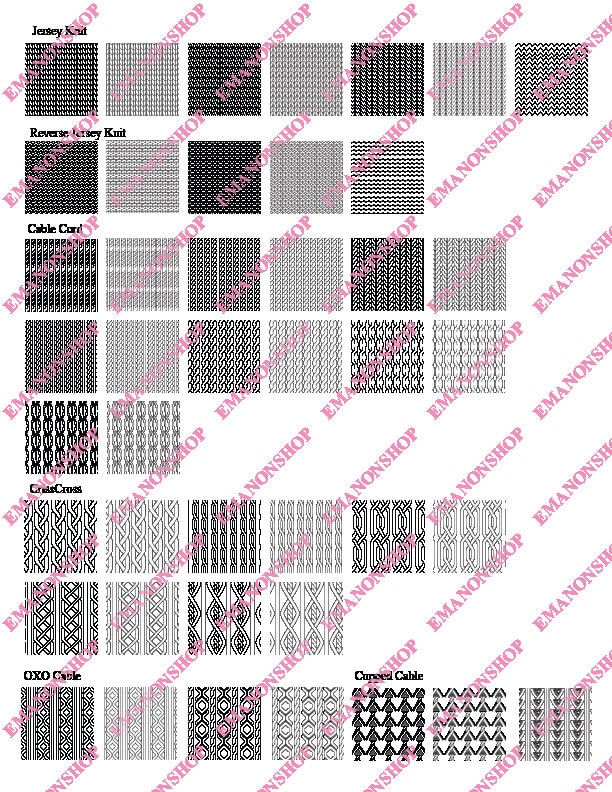 80+ Sweater Cable Knit Swatch Illustrator (AI) File - Etsy