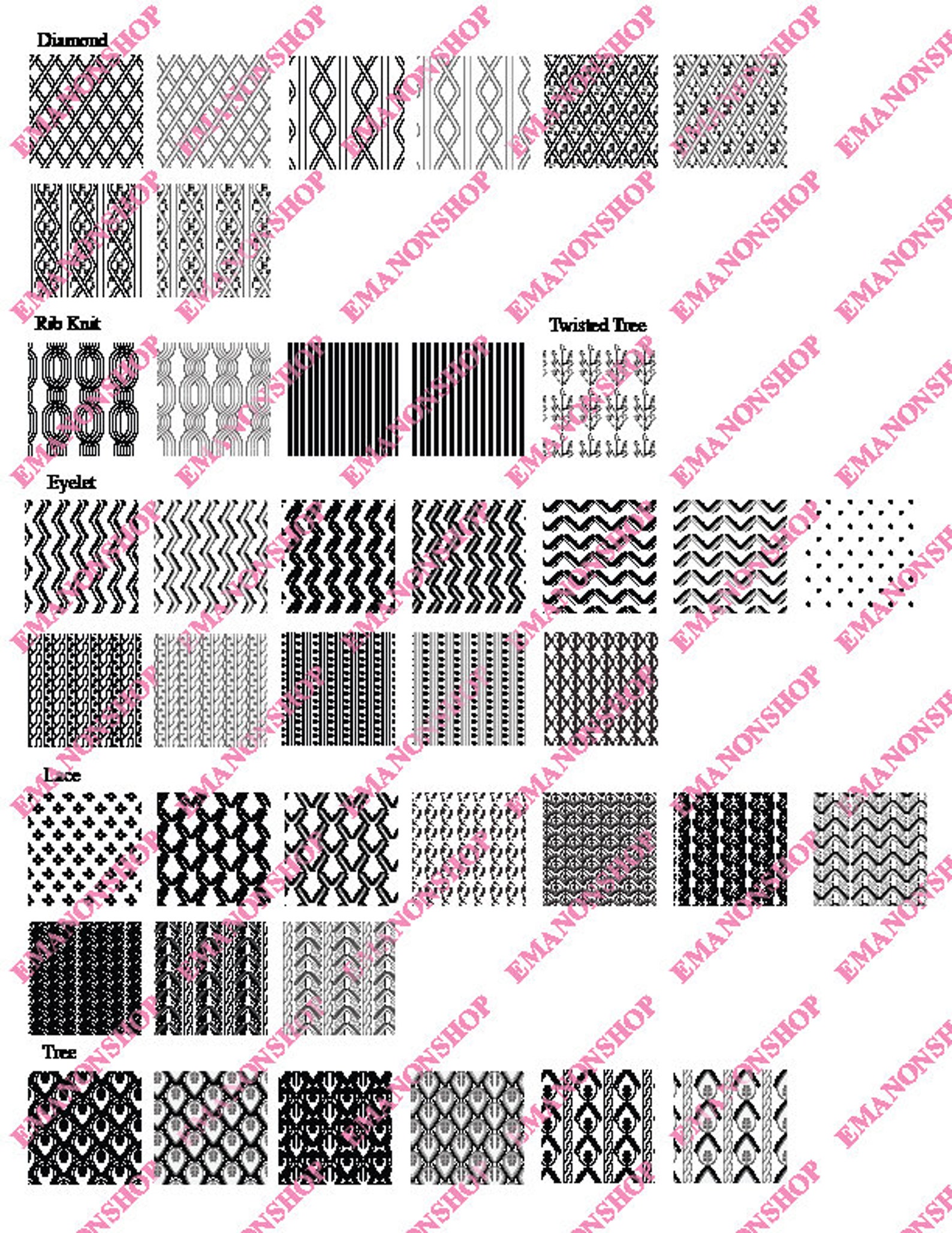 80+ Sweater Cable Knit Swatch Illustrator (AI) File - Etsy