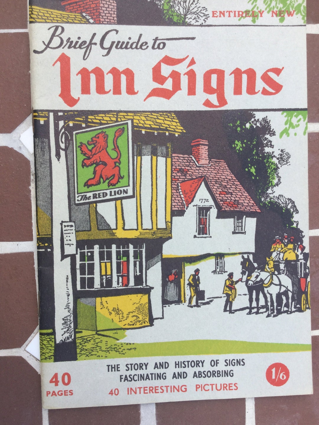 Inn Signs 1962 Soft Cover Book by Eric Delderfield, History of Inn ...