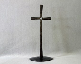 Iron Forged Cross - Etsy