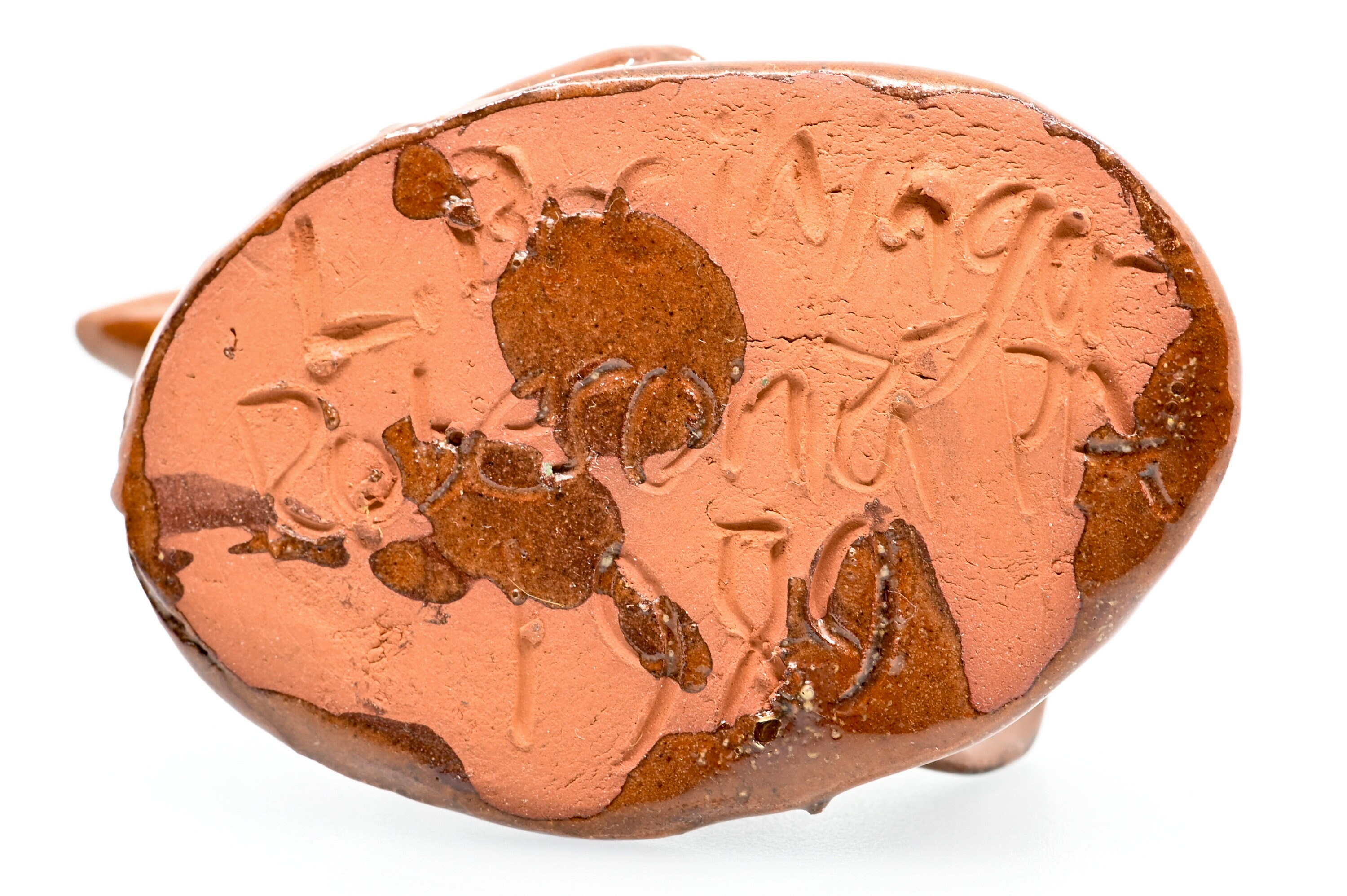 2 Pennsylvania Dutch Revival Redware Hen & Chicks | Etsy