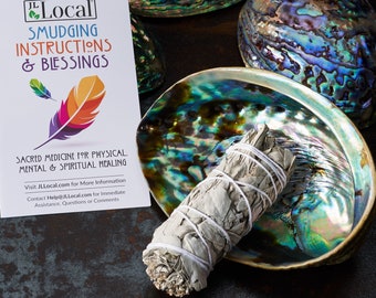 Sage Smudge Kit With 2 White Sage Bundles 4 Inch | Etsy