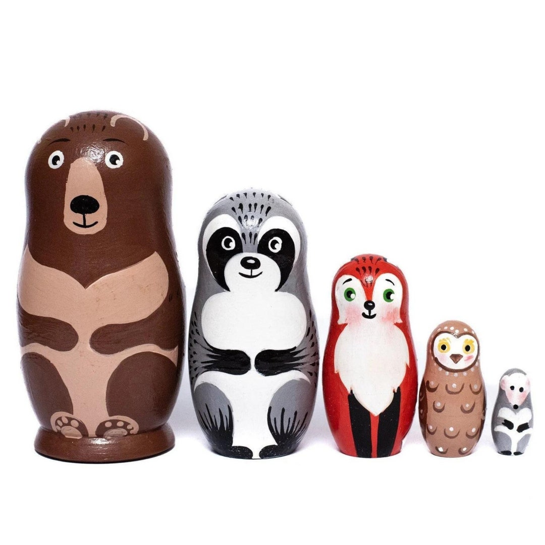NEW Animal Nesting Dolls for Kids - Developing Toy for Kids ...