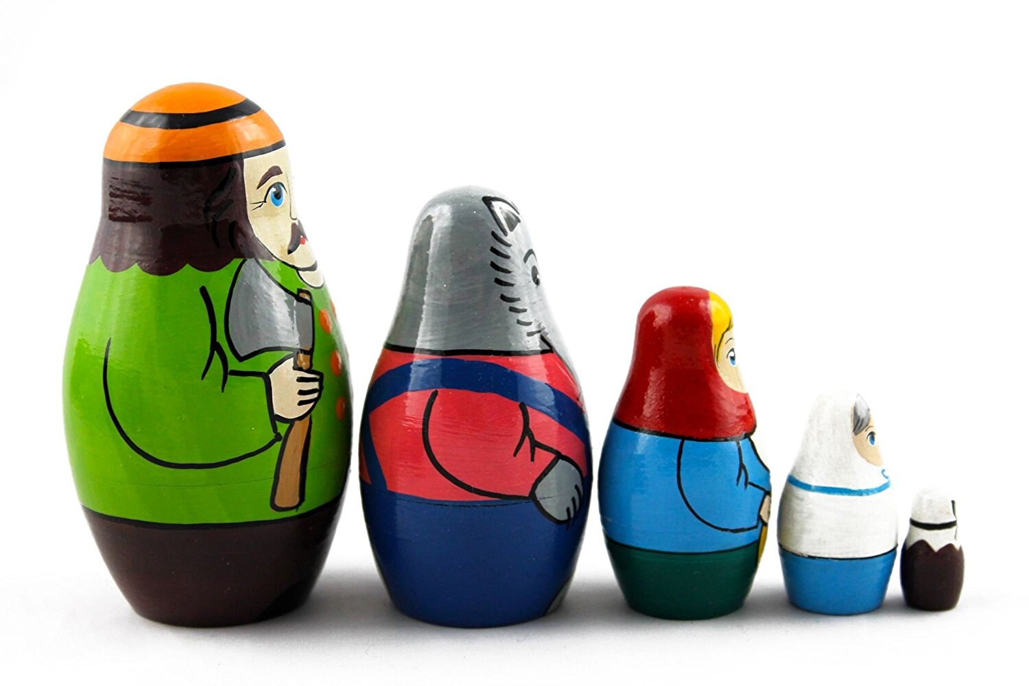 Nesting Dolls for Kids Red Riding Hood Nesting Doll Fairy - Etsy