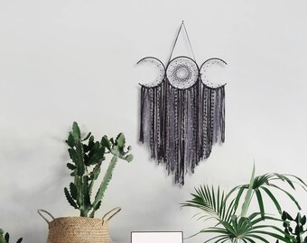 Macrame Wall Hanging Moon | Etsy