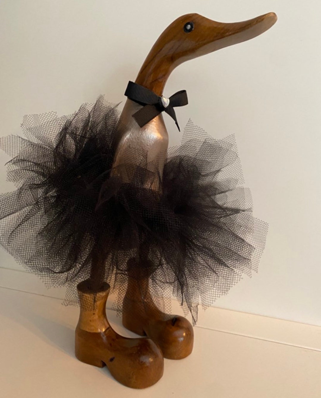 Darcy Wooden Tutu Duck Bamboo Duck Dressed Duck Ladies Gift - Etsy UK