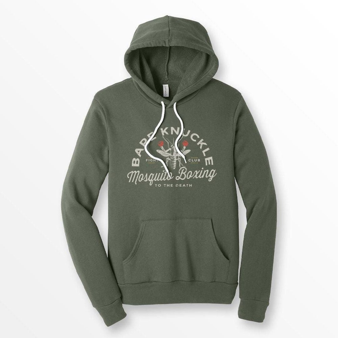 Bare Knuckle Mosquito Boxing Hoodie, Premium Unisex Hooded Sweatshirt ...