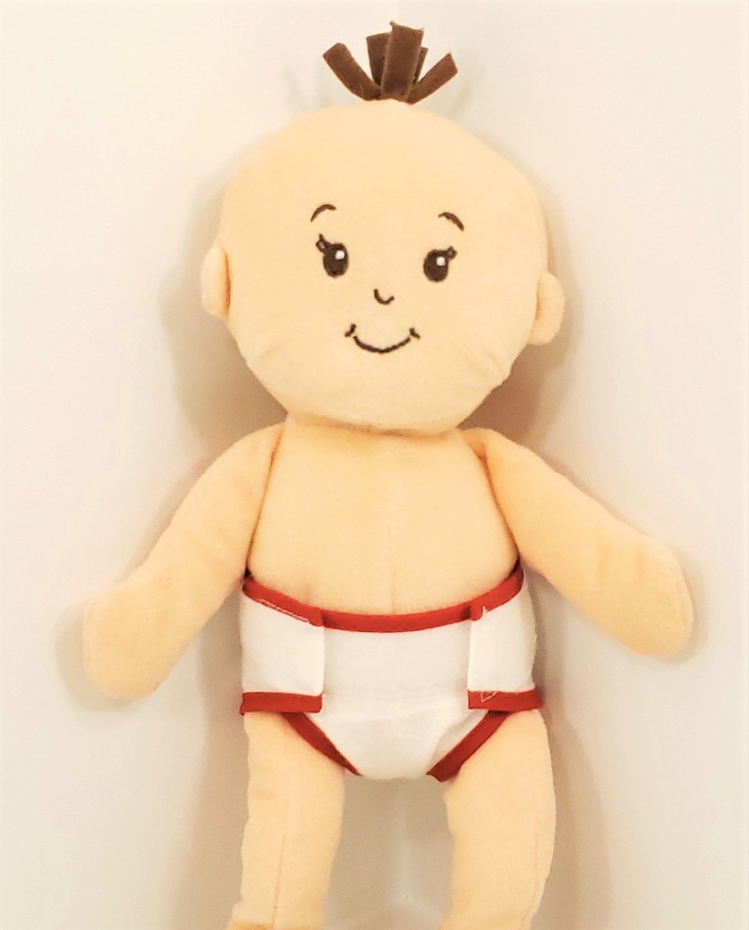 Boy or Girl Small Soft Sculpt Doll Diaper Fit Dolls Like 12 Inch WEE ...