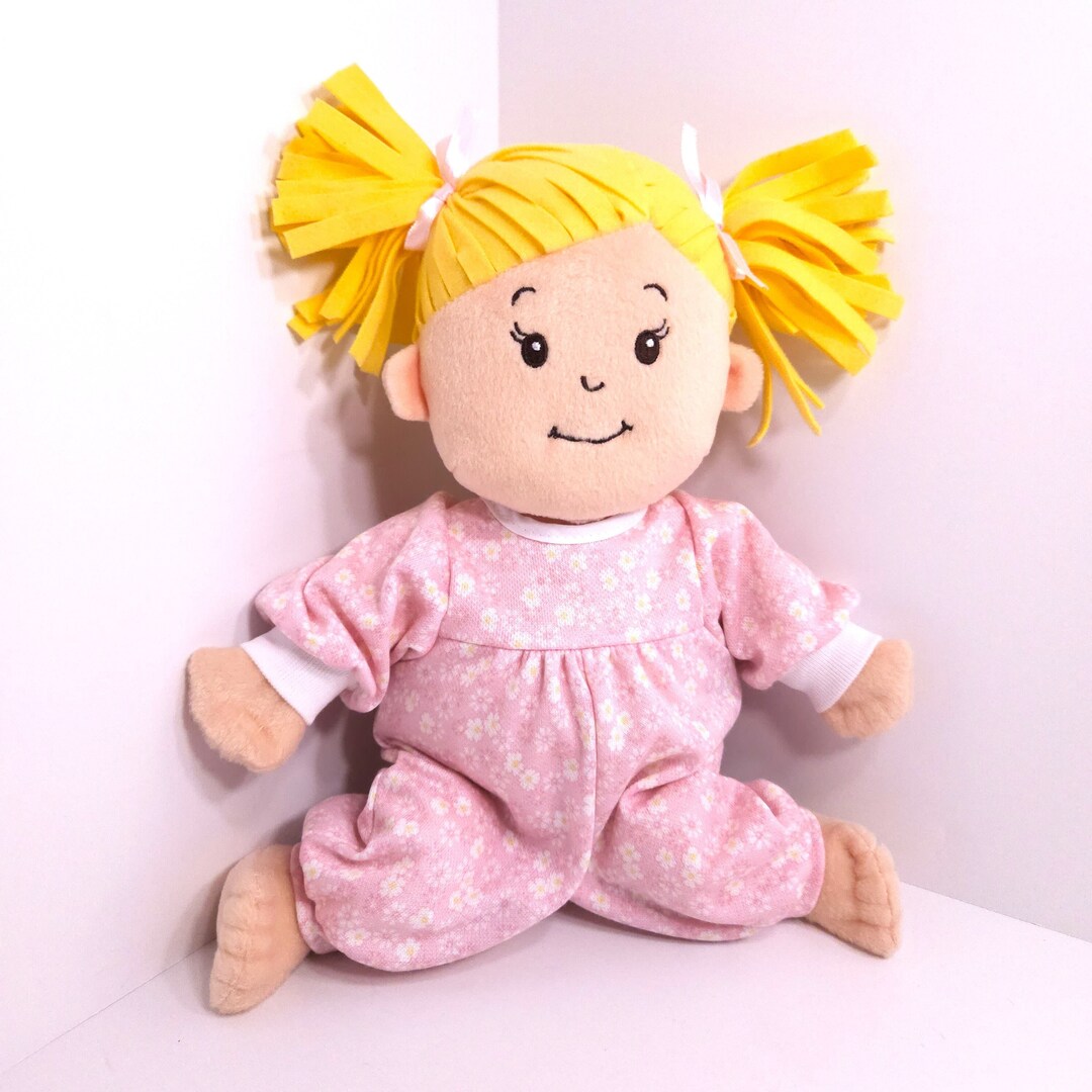 Pink Doll Pajamas Fit Dolls Like 15 Inch Baby Stella, Floral Rag Doll ...