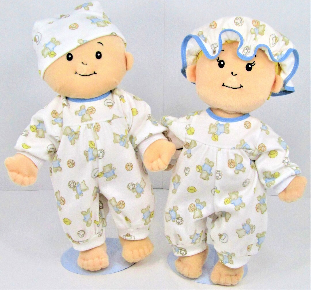Matching Doll Pajamas Fit Dolls Like 15" Baby Stella & Stella FELLA ...
