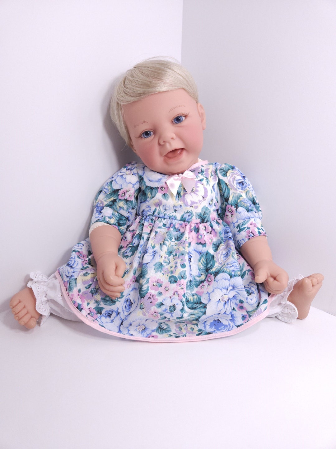 19" 20" 21" 22" 24" Blue Rose Doll Dress, Fit Dolls Like Adora, Apple ...