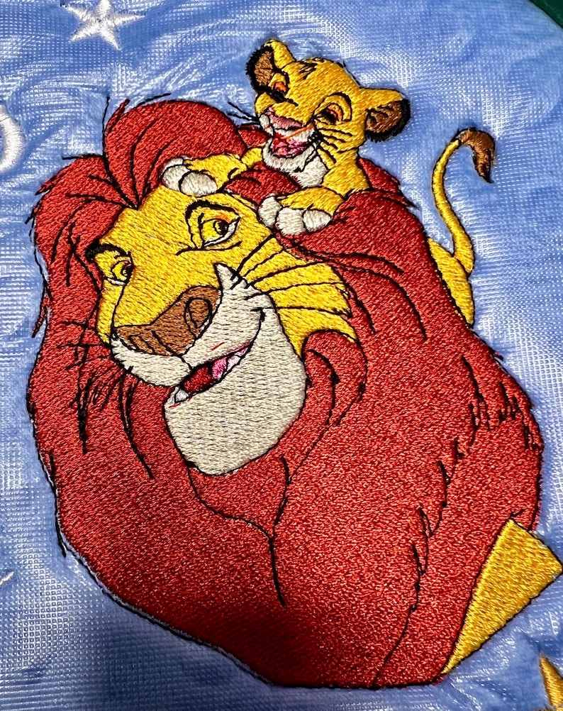 Mufasa and Simba Embroidery Design, Lions, the Lion King - Etsy