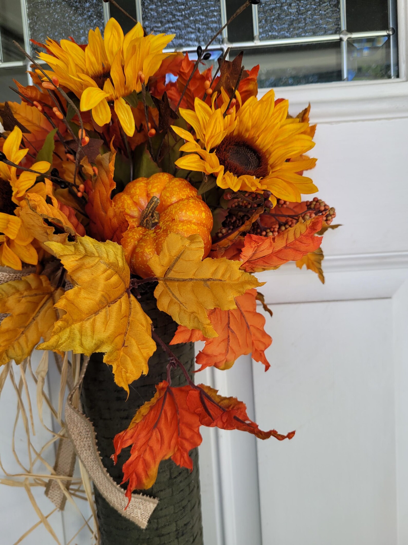 Fall Arrangement for Your Autumn Decor. Pocket Arrangement With Fall ...