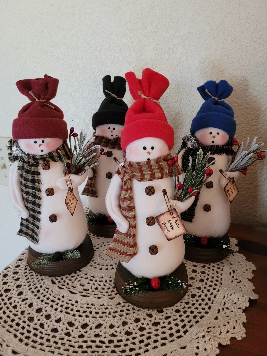 Country Snowman, Country Primitive Snowman, Rustic Snowman Winter ...