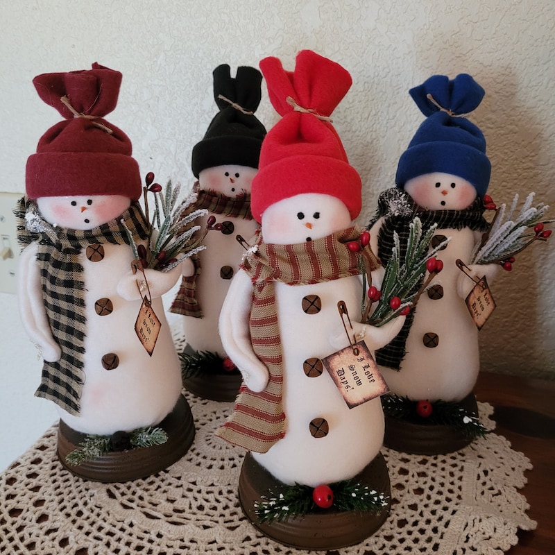 Fleece Snowman - Etsy