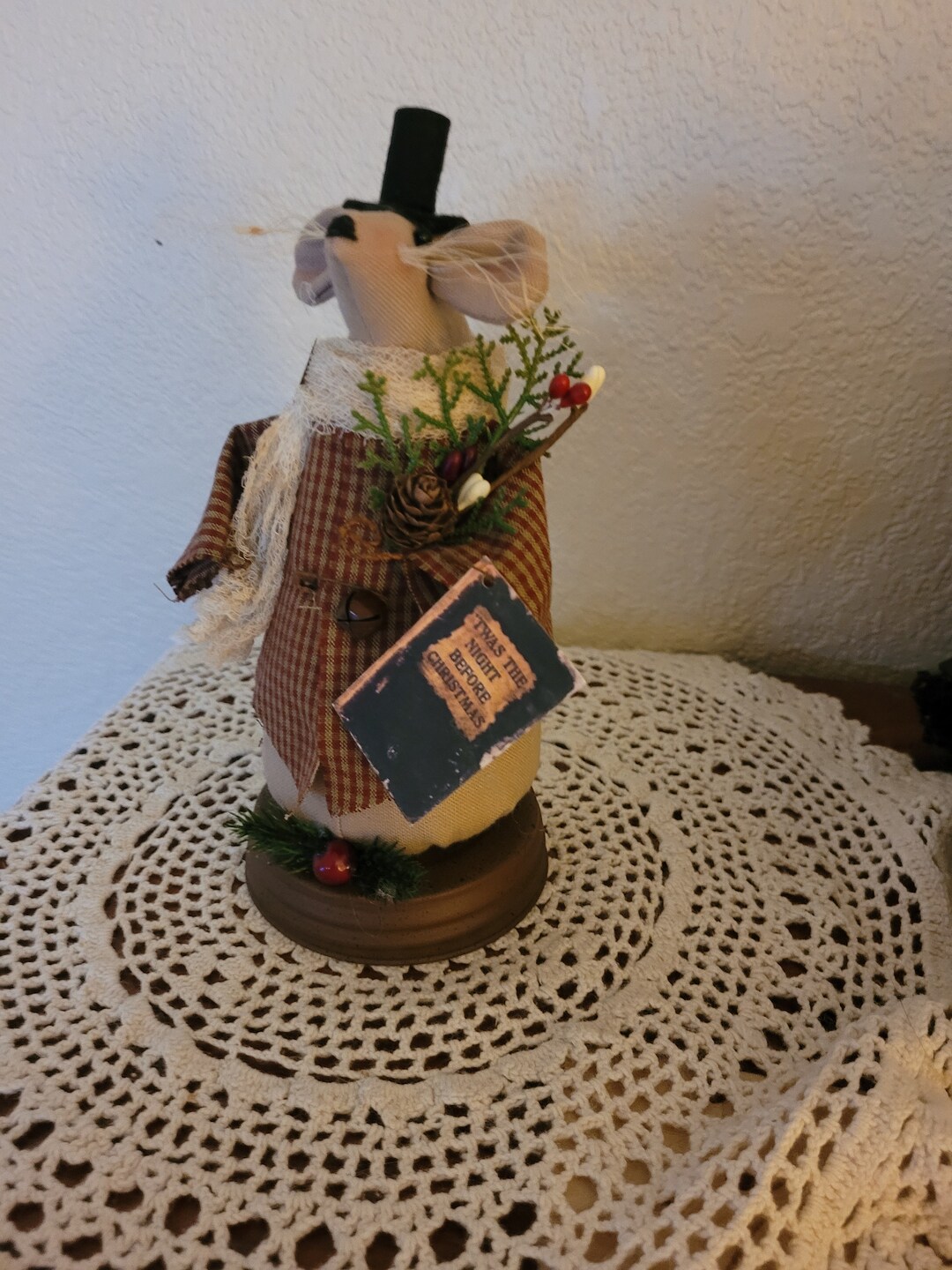 Christmas Gift for Her Christmas Mouse Decor for Christmas Mouse ...