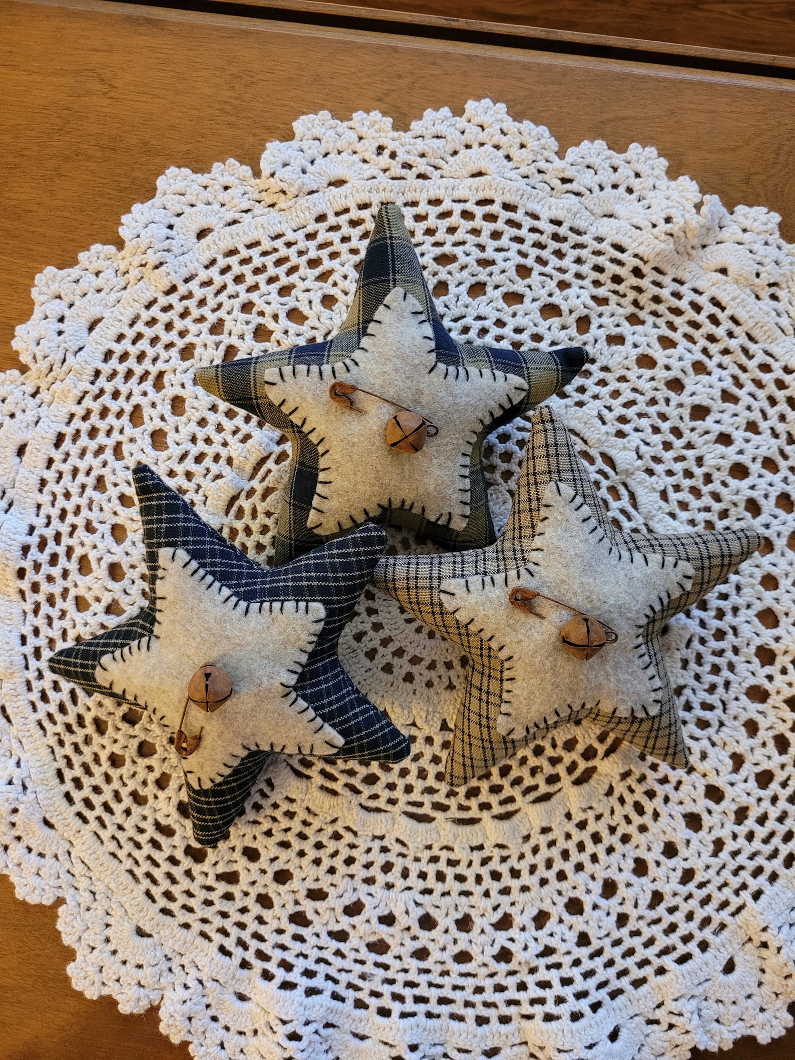 Star Bowl Fillers Homespun Star Ornies Country Decor Primitive Stars ...