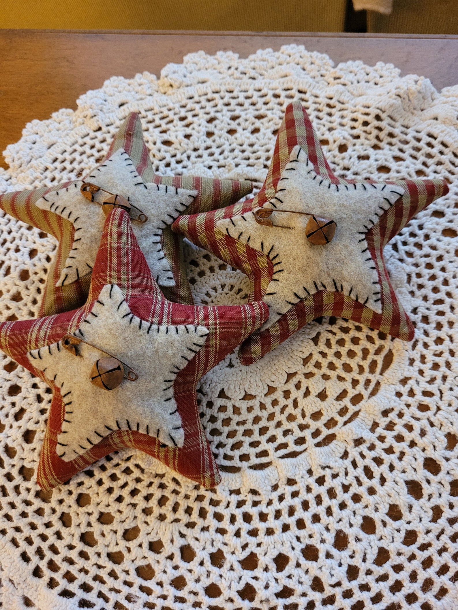 Star Bowl Fillers Homespun Star Ornies Country Decor Primitive Stars ...