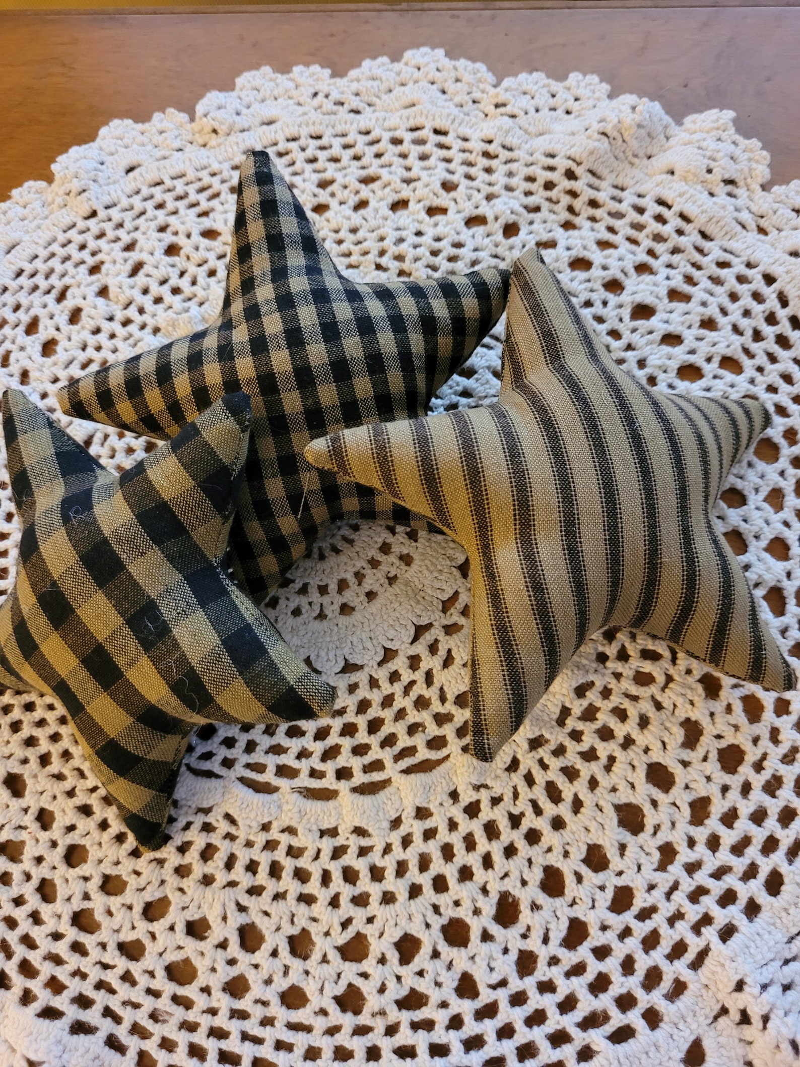 Star Bowl Fillers Homespun Star Ornies Country Decor Primitive Stars ...