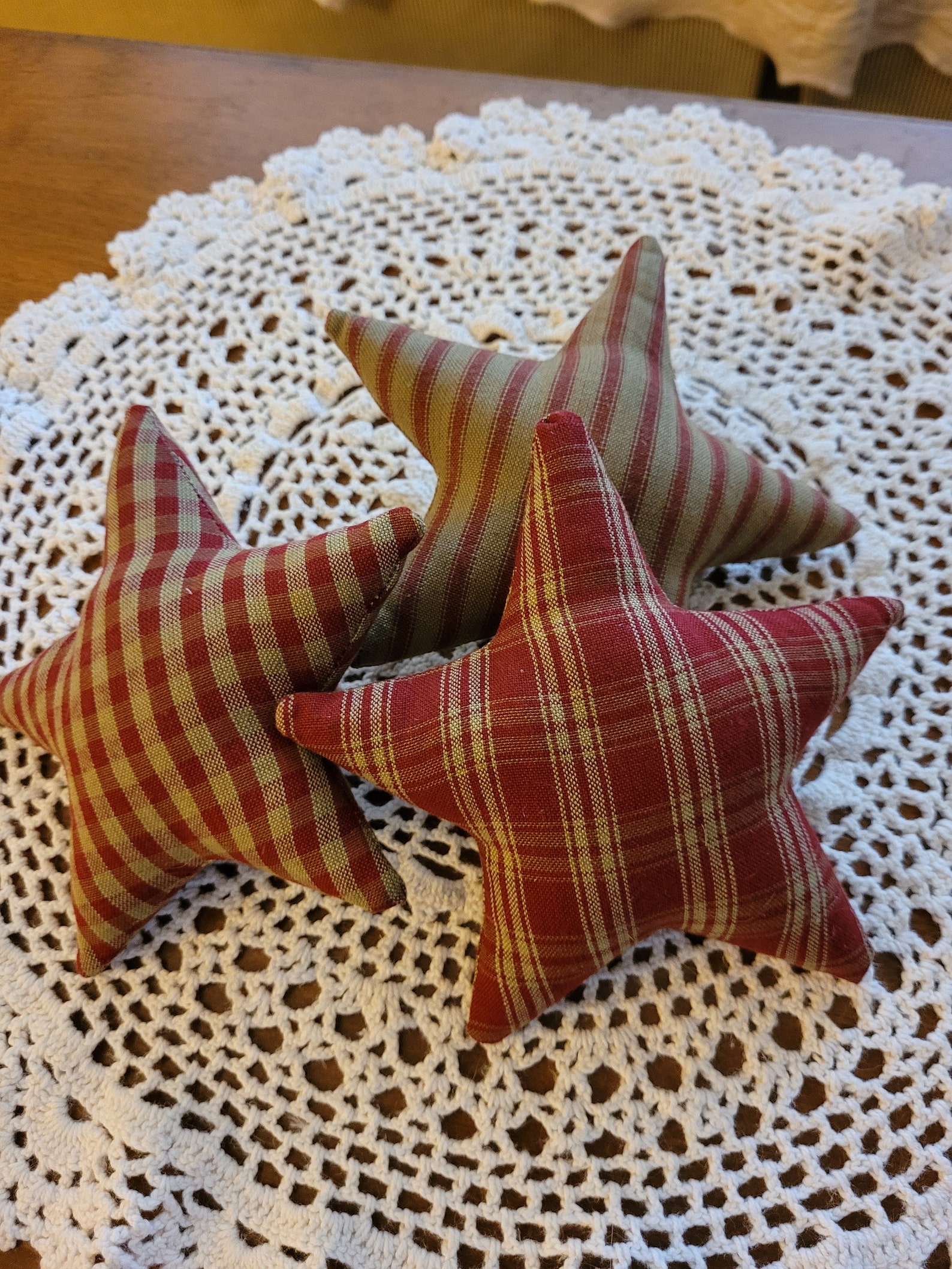 Star Bowl Fillers Homespun Star Ornies Country Decor Primitive Stars ...