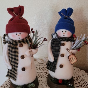 Country Snowman, Country Primitive Snowman, Rustic Snowman Winter ...