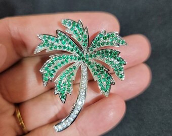 Palm Tree Brooch | Etsy