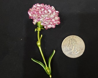 Carnation Brooch | Etsy