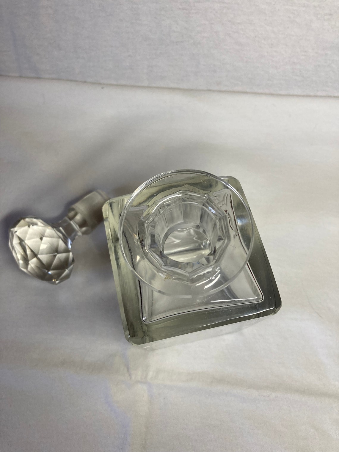Leaded Glass Bottle - Etsy
