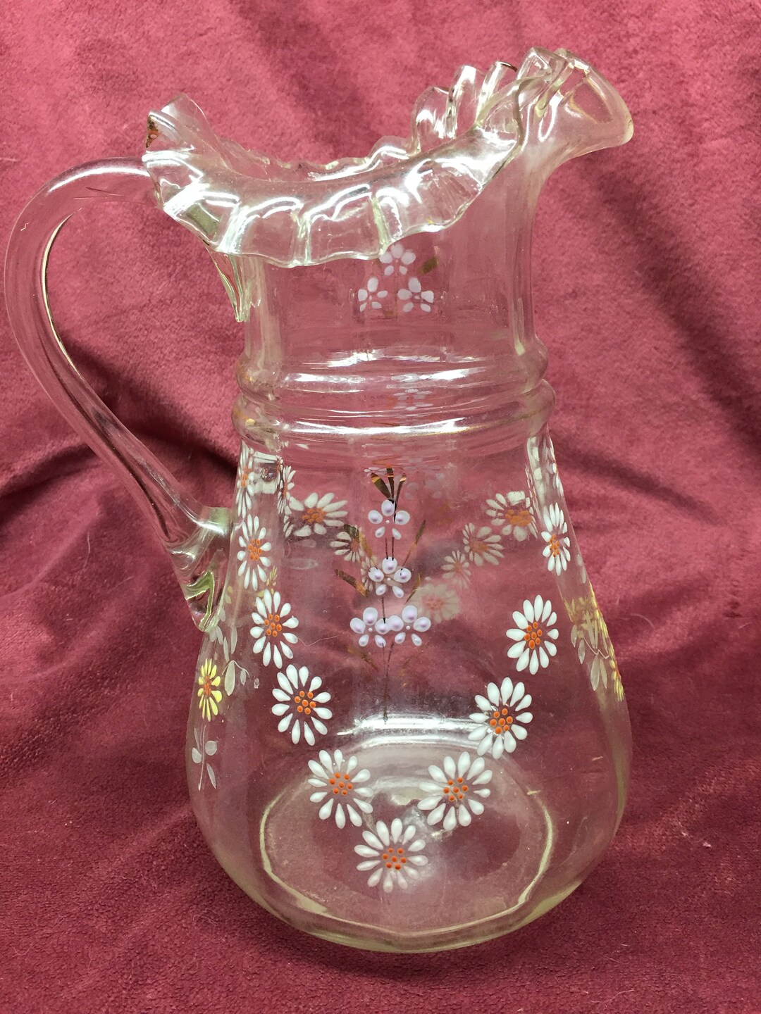 Hand-painted Water Pitcher - Etsy