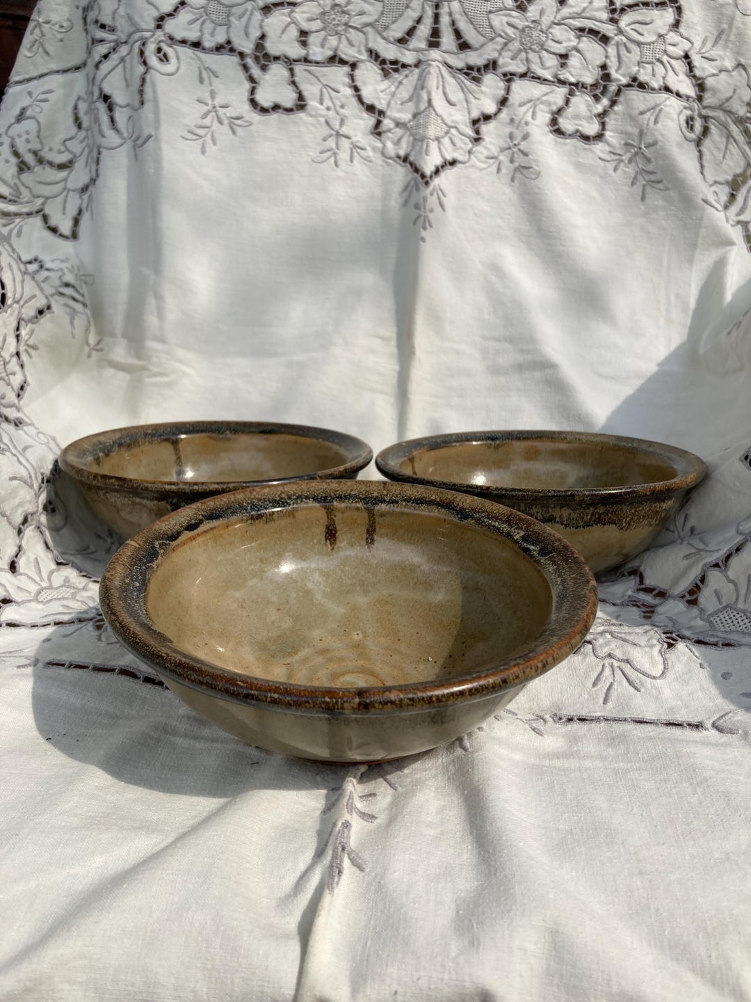 Pottery Bowl Set - Etsy