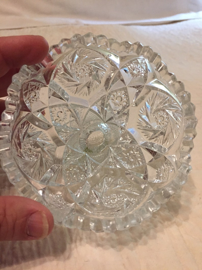 Cut-glass Candy Dish - Etsy