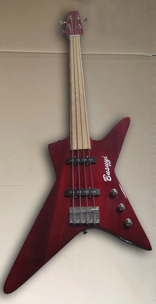 4 String Short Scale Bass Set Neck Busuyi Guitar - Etsy