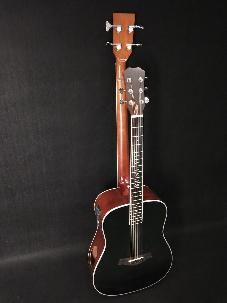 Acoustic Double Neck 4 String Bass / 6 String Lead Combo 2020 Guitar ...